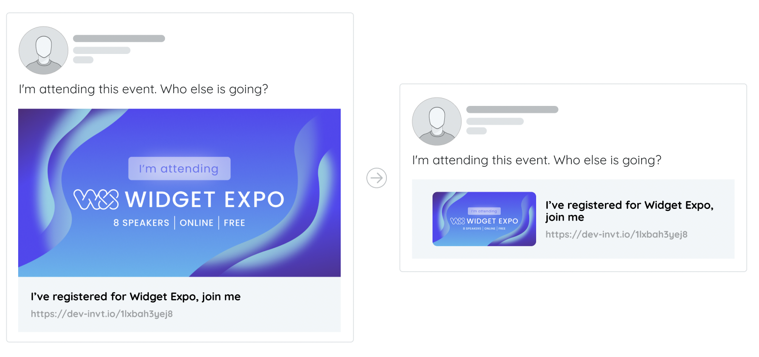 LinkedIn sharing